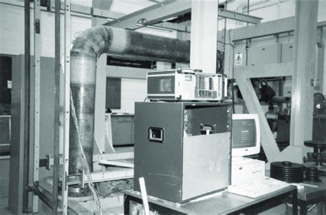 Photograph Showing The Test Apparatus Connected To The Data Logger And