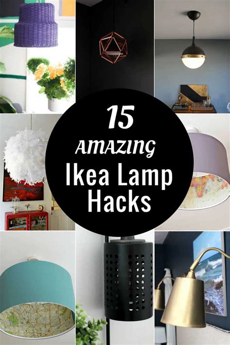 The Best Ikea Lamp Hack Rismon Map Lampshade Pillar Box Blue