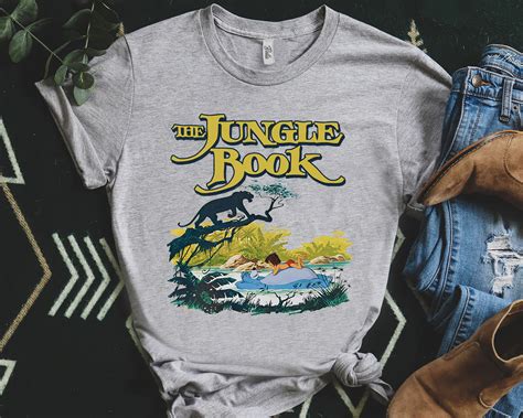 Disney The Jungle Book Mowgli Baloo Bagheera Comic Retro Shirt Sold By Iman Abba Sku 39685237