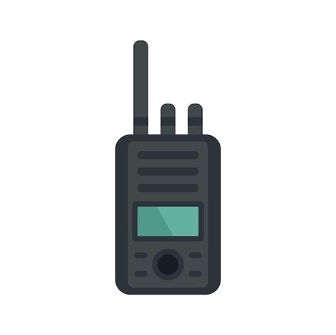 Premium Vector Walkie Talkie Icon Flat Illustration Of Walkie Talkie