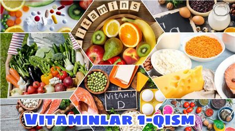 Vitaminlar 1-qism_ Витаминлар 1-кисм - YouTube