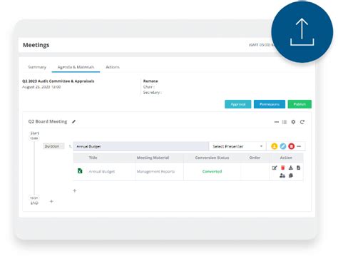 Agenda Builder To Create Better Board Agendas Aprio Board Portal