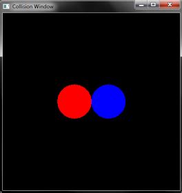 OpenGl Code For Collision Detection Between Two Objects