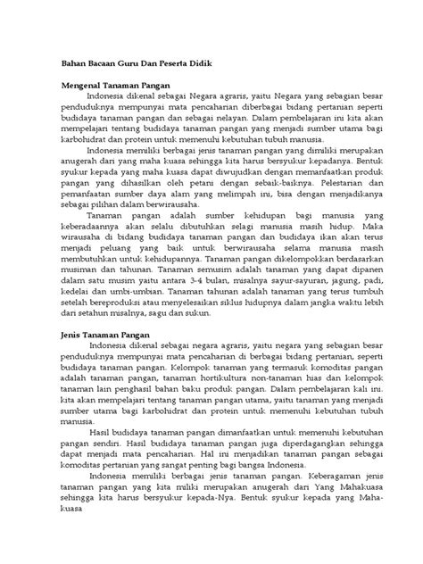 Bahan Bacaan Guru Dan Peserta Didik Pdf