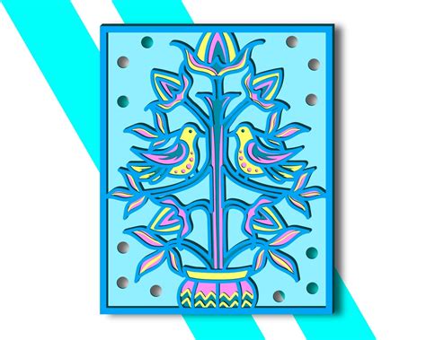 Tree Of Life Multilayer SVG Tree Of Life CNC Multilayer Svg Cutting File Svg Paper Cut