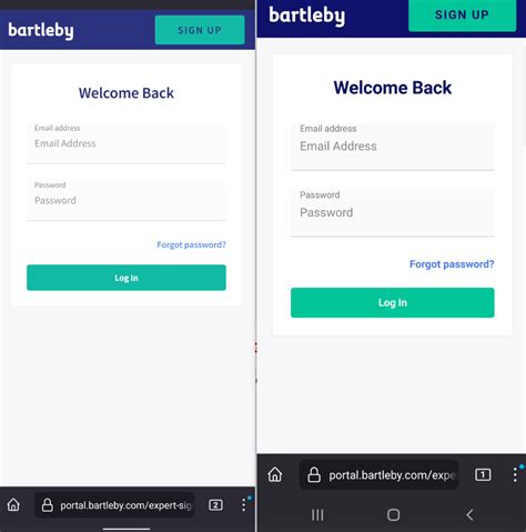 Portal Bartleby Site Is Not Usable Issue Webcompat