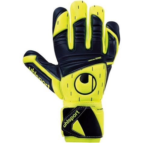 Uhlsport Torwarthandschuhe Classic Absolutgrip HN Pro Gelb Navy Weiß Kinder unisportstore de