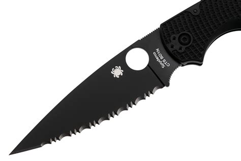 Spyderco Native Chief Lightweight Black C244sbbk Serrated Zakmes
