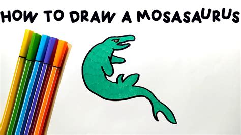 How To Draw A Horrible Mosasaurus Drawing Dinosaur YouTube