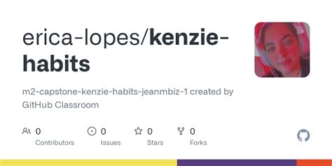 Github Erica Lopes Kenzie Habits M Capstone Kenzie Habits Jeanmbiz