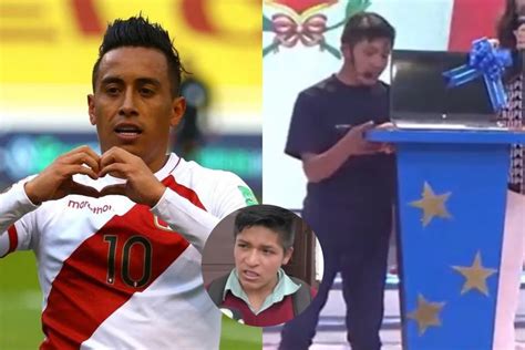 كريستيان كويفا يحافظ على وعده ويعطي جهاز كمبيوتر محمول لشاب من