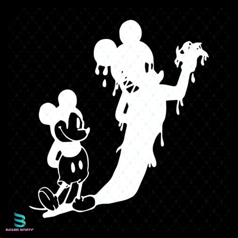 Shadow Mickey Svg Disney Svg Halloween Disney Svg Mickey Inspire