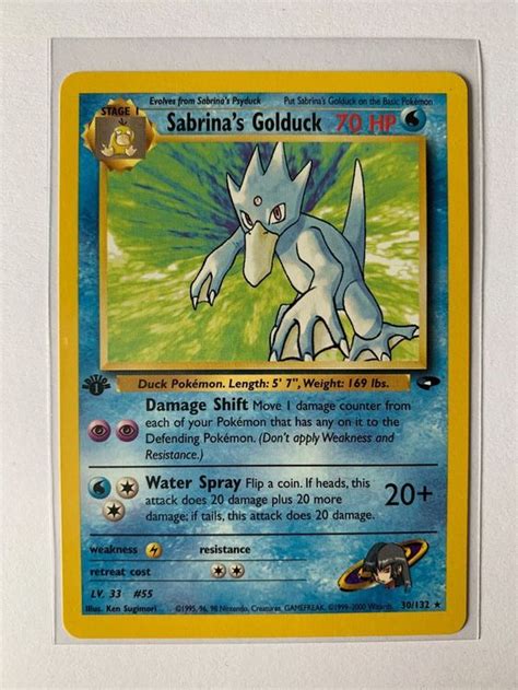 Pokémon Sabrinas Golduck Gym Challenge Kaufen Auf Ricardo