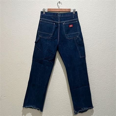 Dark Blue Dickies Denim Size 28x28” In Great Depop