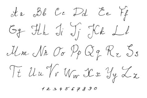 Premium Vector Alphabet Is Handwritten In Black Pen Scrawl On White