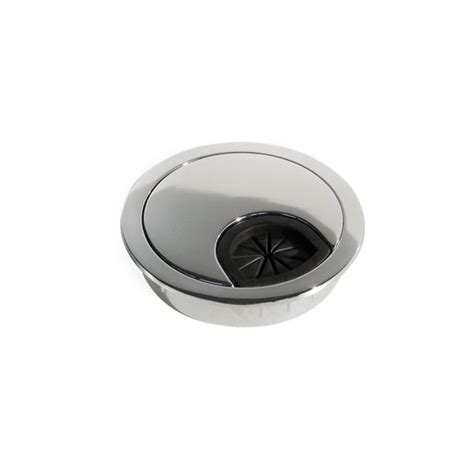 Emuca Couvercle Passe Câbles Circum Ø 60 Chromé Zamak Leroy Merlin