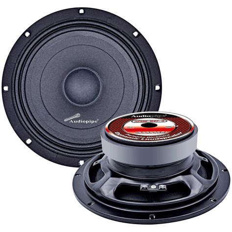 Audiopipe Apmb8474 8 Mid Range Loud Speaker 300 Watts Max 150w Rm