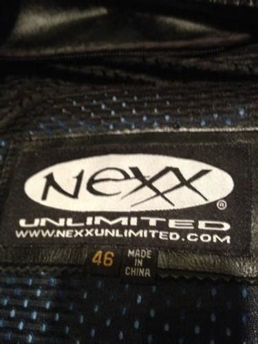 Purchase Nexx Unlimited Leather Motorcycle Racing Jacket Men Size 46 In