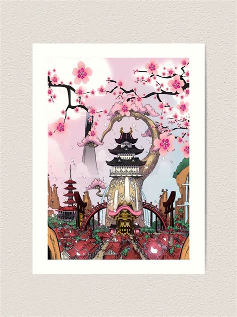 Wano Kuni Poster Land Of Wano Art Print For Sale By Autumnfly Redbubble