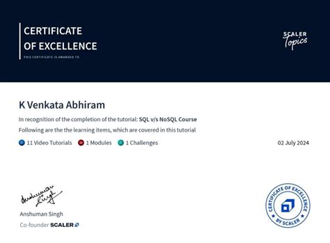 K Venkata Abhiram On Linkedin Sql Nosql Databasemanagement