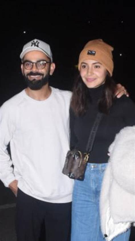 Virat Kohli Spotted At Airport With Wife Anushka Sharma See Gorgeous