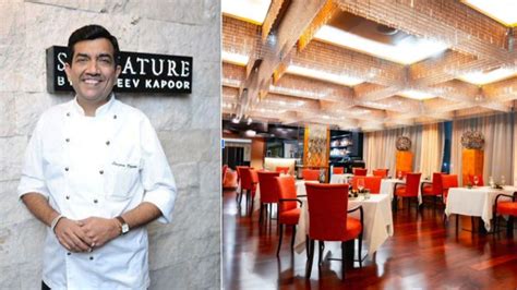 The Popular Celebrity Chef Sanjeev Kapoors Signature Restaurant Is