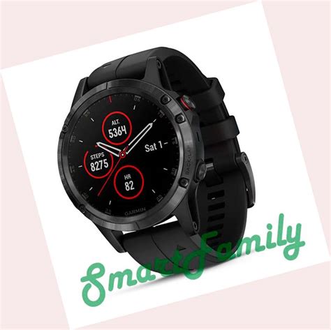 FENIX 5 PLUS – умные часы от компании GARMIN, дистрибьютор SmartFamily