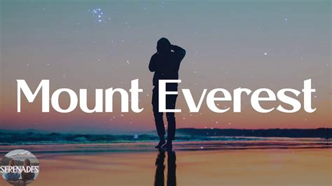 Labrinth Mount Everest Lyric Video YouTube