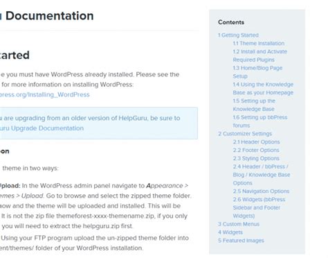 Adding A Table Of Contents To The Knowledge Base Herothemes