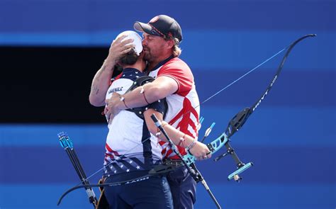 Usas Casey Kaufhold Brady Ellison Win Team Archery Bronze Medal At Paris Olympics Yahoo Sport