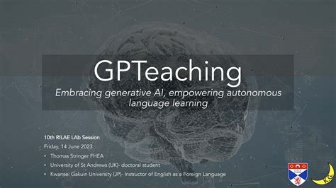Practitioner Presentations Language Learner Autonomy Research Portal