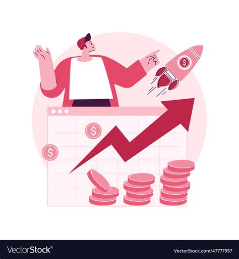 Boost Sales Abstract Concept Royalty Free Vector Image