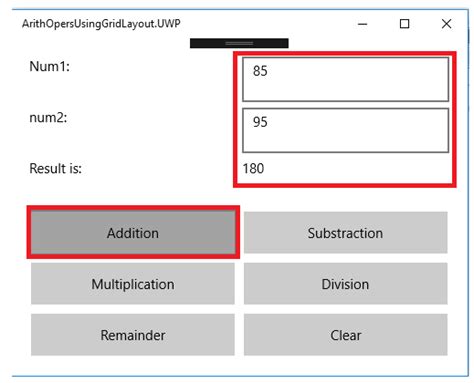 How To Create A Simple Calculator Using Grid Layout In Xamarinforms