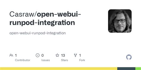 Github Casrawopen Webui Runpod Integration Open Webui Runpod
