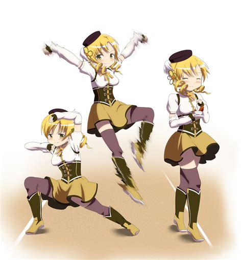 Tomoe Mami Mahou Shoujo Madoka Magica And 1 More Drawn By Tora