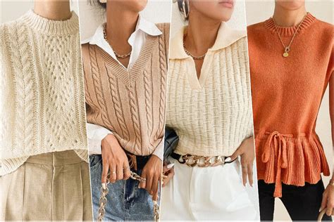 Подборка вязаных безрукавок Стильные модели на осень 2023 которые можно связать самостоятельно