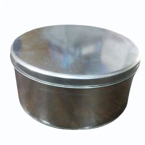 250g Slip Lid Plain Round Tin Box At ₹ 18 Piece Tin Container In Palghar Id 2852118084691