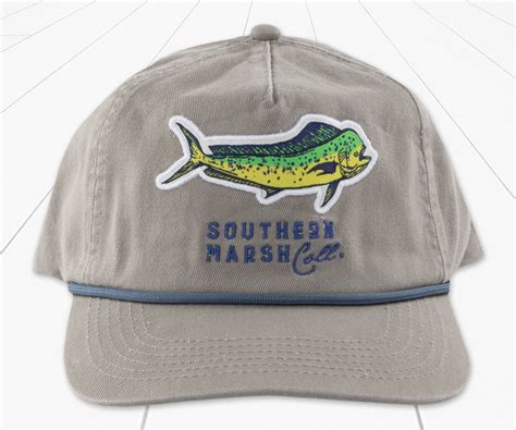 Ensenada Rope Hat Mahi Mahi Patch Southern Marsh Collection