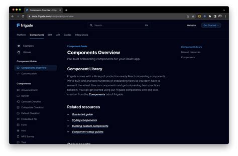 improved docs layouts frigade growth platform for modern software teams