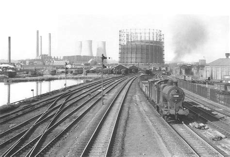 Saltley Station Ex Lms 4f 0 6 0 No 44538 Heads A Down Express Freight