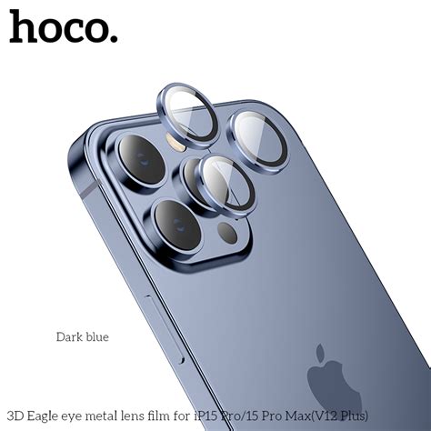 Bảo Vệ Camera Kim Loại V12 Plus 3d Cho Ip15 Pro15 Pro Max Phụ Kiện Hoco