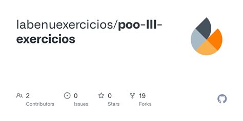 Github Labenuexercicios Poo Iii Exercicios