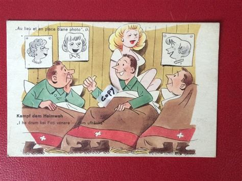 Militär Humor Kunst Ak Cartolina Carte Postale Postkarte Kaufen Auf