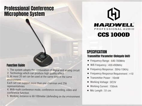 Conference Mic CCS 1000D Hardwell