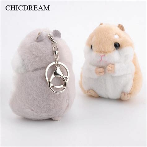 CHICDREAM милый мягкий плюшевый мультфильм животное брелок для ключей ...