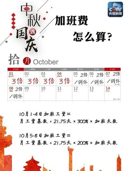 国庆遇上中秋你加班吗 这个加班费算法请转给领导手机新浪网