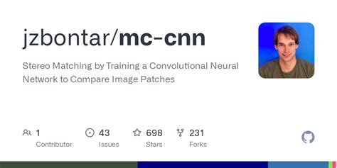 Github Jzbontarmc Cnn Stereo Matching By Training A Convolutional