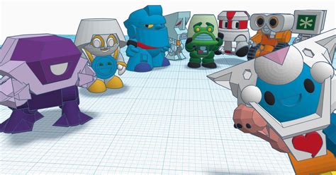 Chibi Robots By 3d Printing Professor Download Free Stl Model