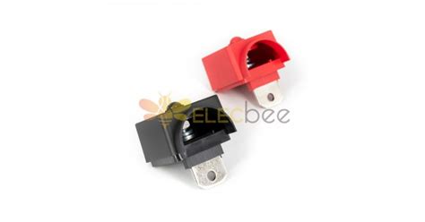 Panel Mount 250a Black And Red High Current Copper Terminal Straight