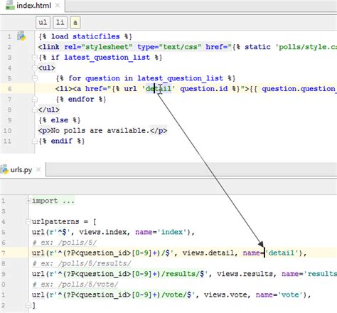 Part 6 Django Specific Navigation Help PyCharm